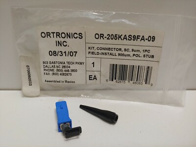 NEW OLD STOCK! ORTRONICS 900UM FIELD-INSTALL CONNECTOR KIT 205KAS9FA-09 ...