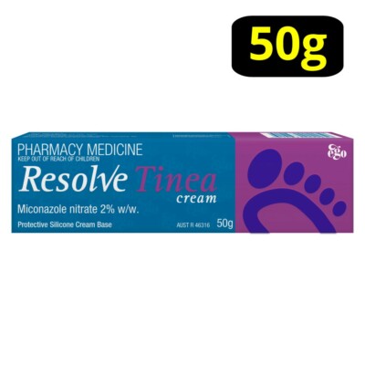 Resolve Tinea Cream 50g Anti-Fungal Treatment Protective Silicone Cream ...