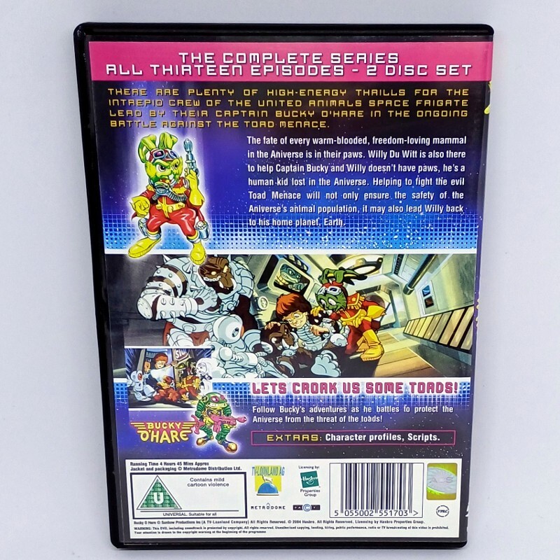 Bucky O'Hare Complete Series 2 disc DVD box set 80s cartoon SPACE ...