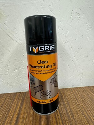 Tygris R212 Industrial 400ml Clear Penetrating & Releasing Oil Spray ...