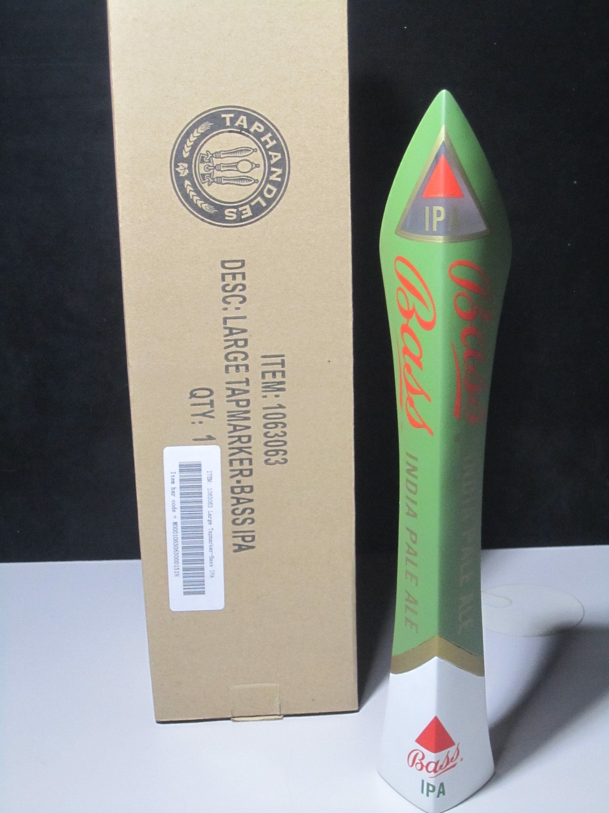 NEW! Bass India Pale Ale IPA TALL Tap Handle Beer bar pub keg Marker ...