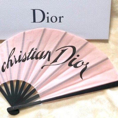 Christian Dior Folding Fan Handy Fan only Japan Sensu Novelty | eBay