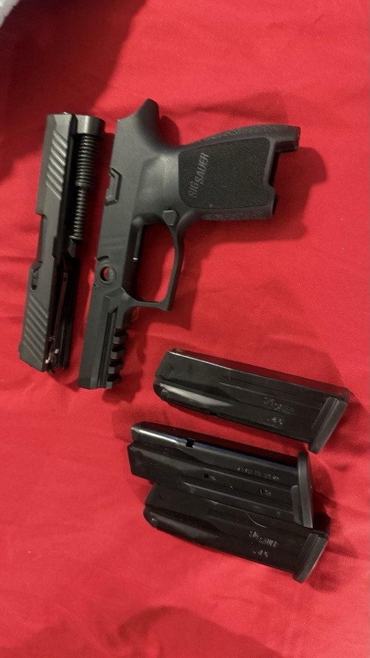 Sig P-320 Slide 45 ACP Compact Complete Upper Slide 3.9-" Barrel ...