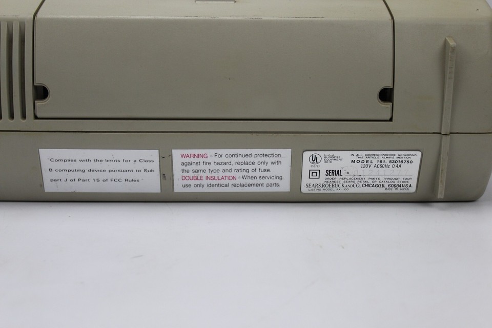 Sears Roebuck SR1000 The Electronic I Typewriter 161.53016750 Read ...