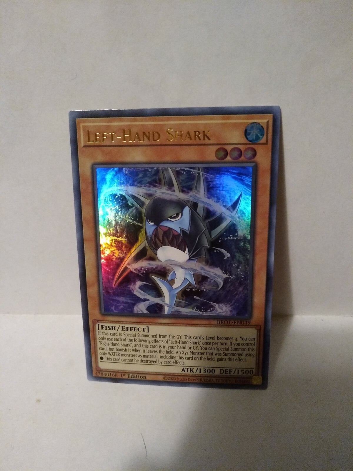 Yu-Gi-Oh! TCG Left-Hand Shark Brothers of Legend BROL-EN049 1st Edition ...