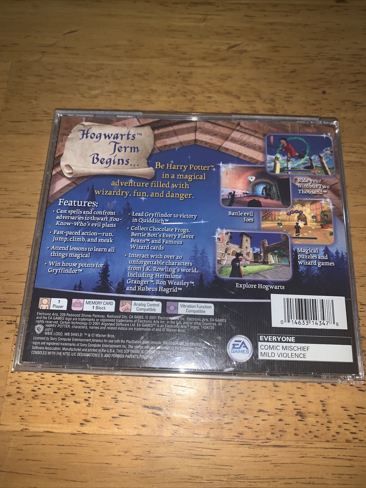 Harry Potter Sorcerers Stone - PS1 Playstation Game cib 14633143478 | eBay