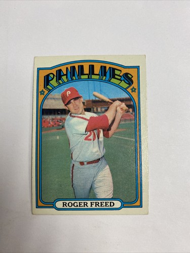 1972 Topps Baseball Roger Freed Philadelphia Phillies Card #69 | eBay