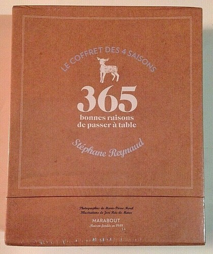Coffret des 4 SAISONS 365 bonnes raisons Stéphane Reynaud livre ...