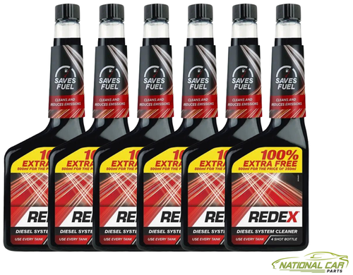 6x Redex - Diesel Fuel System Injector Cleaner Additive Treatment 500ml ...