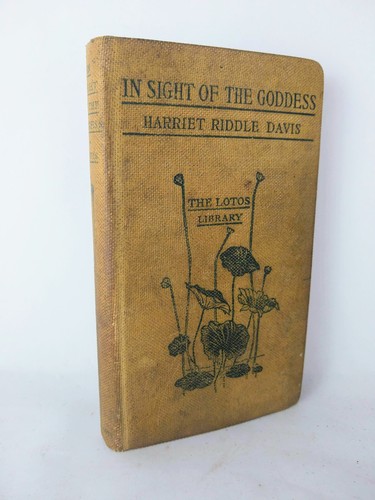 1896 In Sight of The Goddess A Tale of Washington Life by Harriet ...