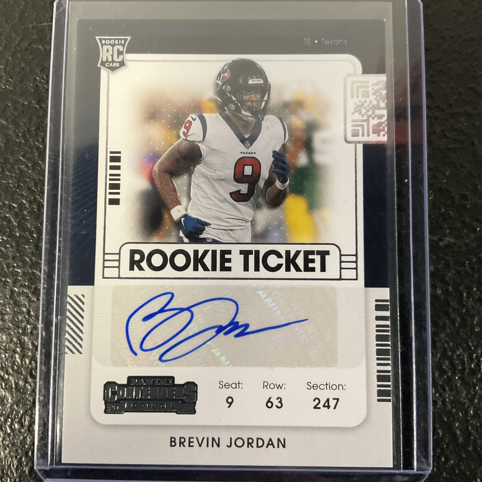 2021 Contenders Brevin Jordan Rookie Ticket Auto Autograph RC #214 ...