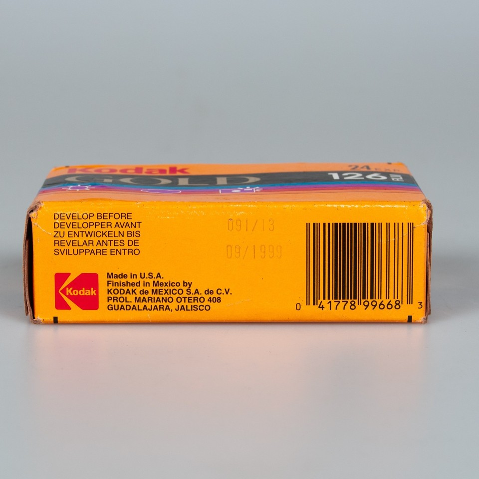 Kodak Gold 126 Format Film - Expired 1999 | eBay UK