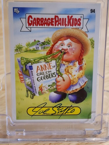 Garbage Pail Kids Joe Simko autograph Anne of Green Goobers Perfect ...