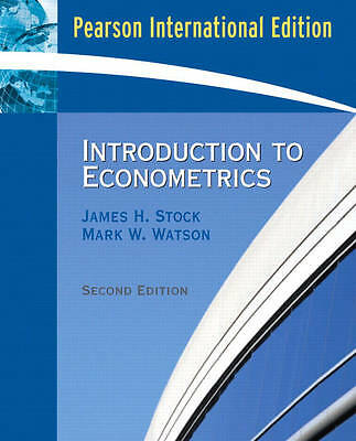 Introduction to Econometrics: International Edition by Mark W. Watson ...