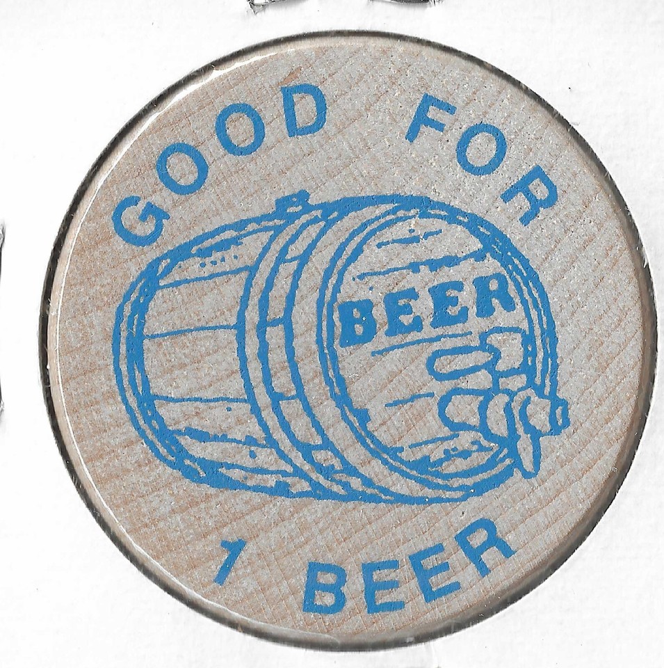 Bluebird Inn, Bickleton, Washington, Jerry & Barbara, ONE BEER, Wooden ...