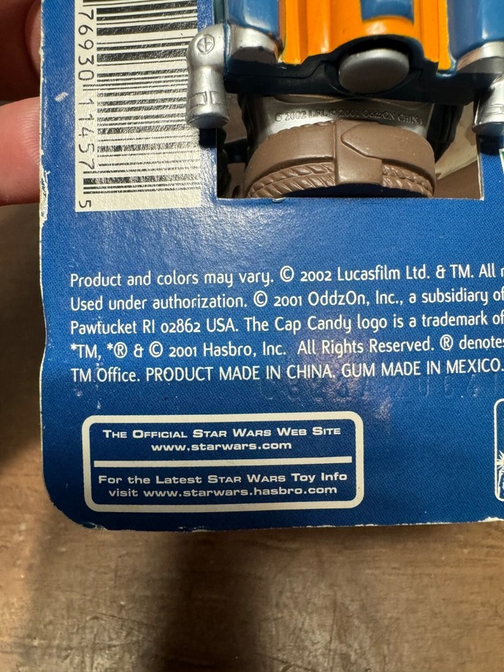 Hasbro Star Wars: Jango Fett Gum Dispenser Attack Of The Clones - 2002 ...