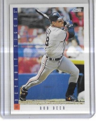 1993 Score #636 Rob Deer Detroit Tigers | eBay