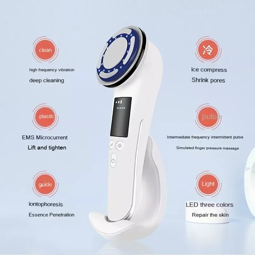 Portable LED Hot Cold Hammer Facial Skin Rejuvenation Lifting EMS ...