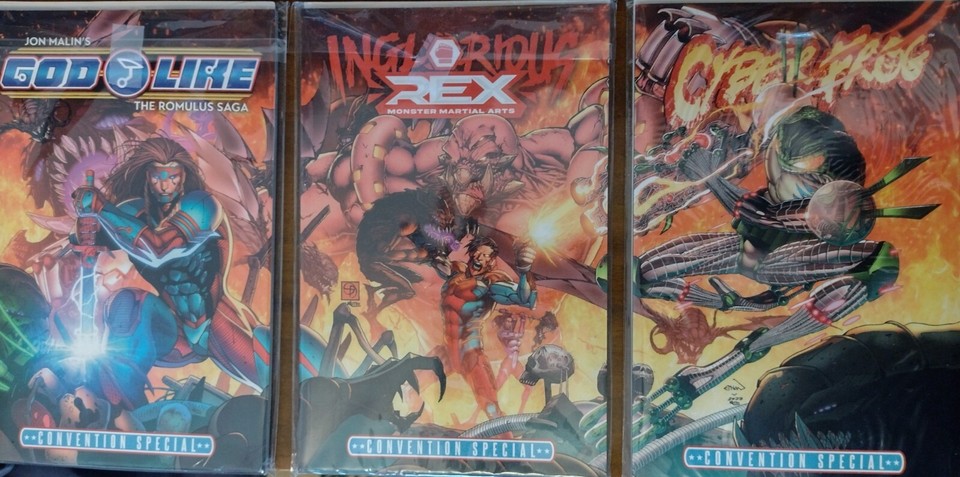 CG Triple Threat Variants - TRIPTYCH COMBO (Cyberfrog, Inglorious Rex ...