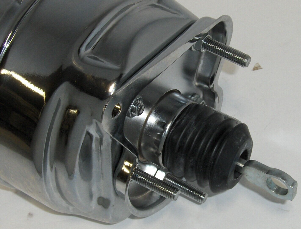 Chrome 9" Single Diaphragm Bendix Style Power Brake Booster 1970 Ford ...