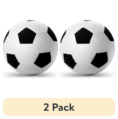 (2 pack)Inflatable Plush Sports Soccer Ball, Novelty Toy, Children Ages ...