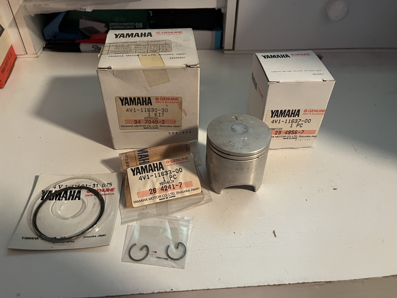 OEM Yamaha YZ80 Piston Kit 4v1-11630-30 | eBay