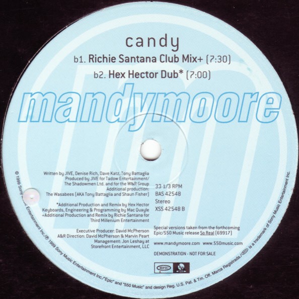Mandy Moore - Candy (12", Promo) (Near Mint (NM or M-)) 3983833462 | eBay