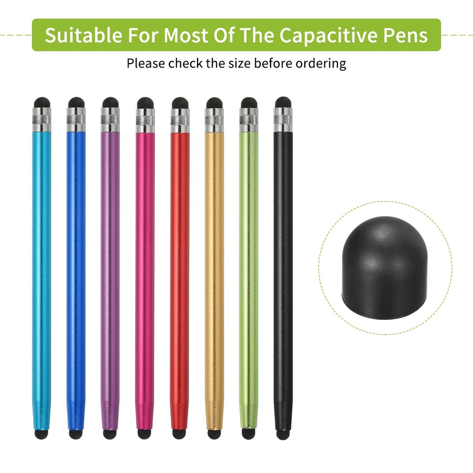 20Pcs Replacement Stylus Pen Tips 10mm Touch Screen Pens Tips Silicone ...