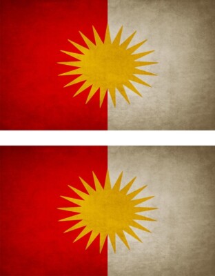 2x Sticker flag vinyl country vintage yazidi yezidi | eBay Australia