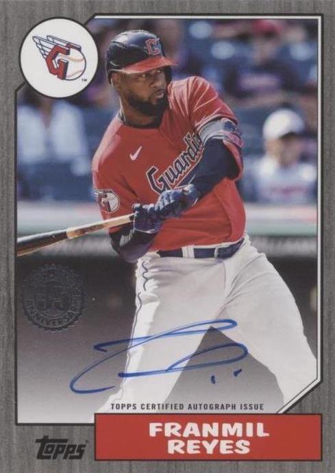 2022 Topps Series 2 - 1987 Topps Baseball Autographs Franmil Reyes ...