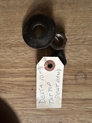 Delta Rockwell Tilt Top Table Saw BLADE NUTS Washer 5/8 ARBOR right ...
