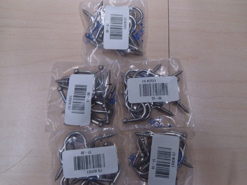 5 packs Sugatsune 4Crx1 Load Rated Hook,304 Ss,1-5/32 In, 10 ea per ...