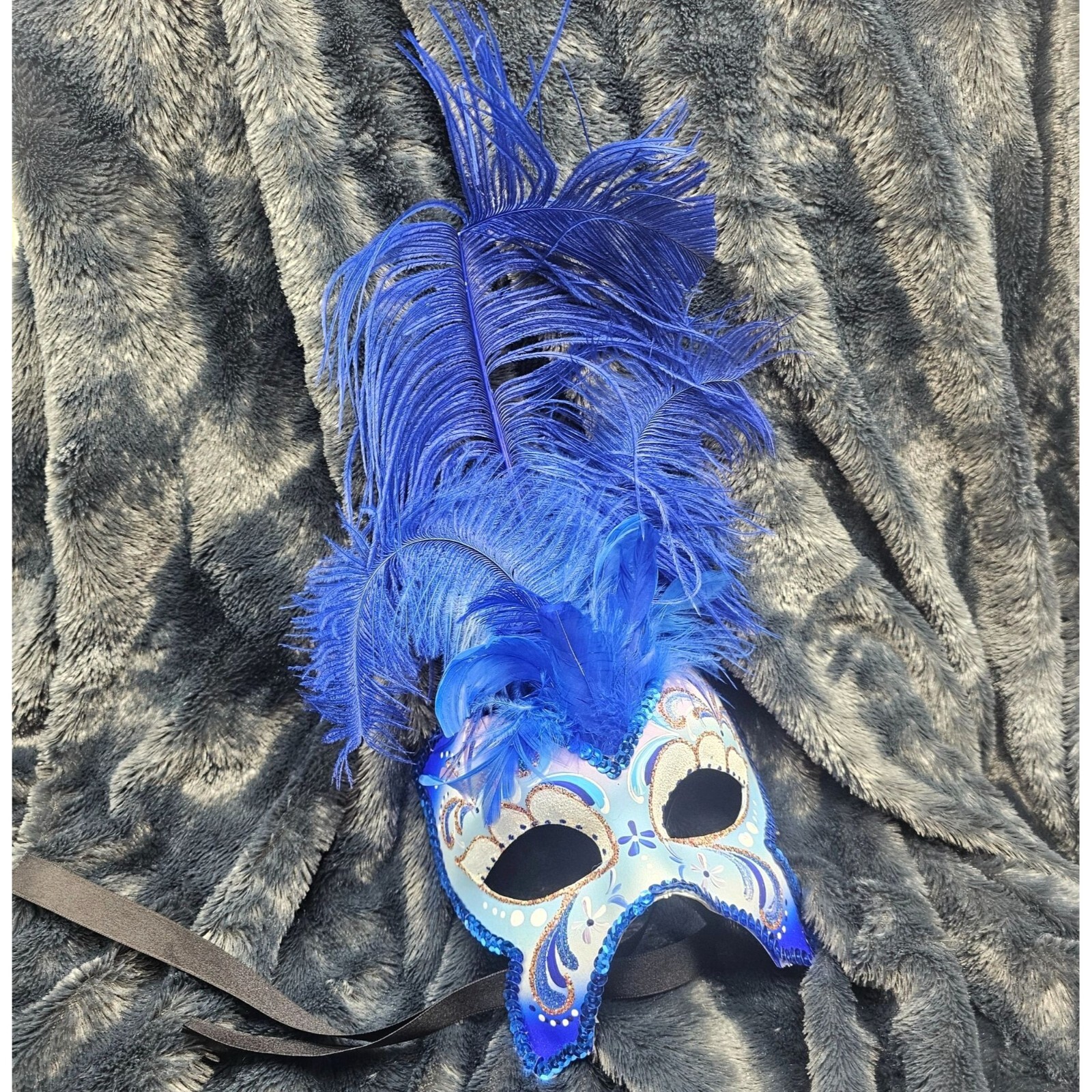 Authentic Venetian Masquerade Ball Eye Mask Hand Pain… - Gem