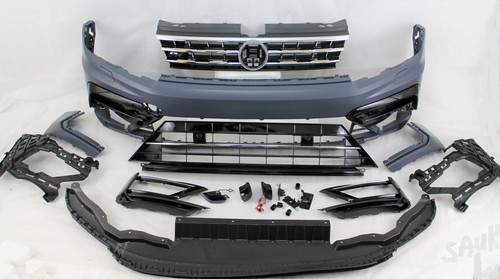 replacement 2018 -21 TIGUAN R R-line front bumper grille fog light ...