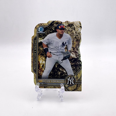 2022 Bowman Chrome Jasson Dominguez Prospector’s Special /49 Gold Die ...