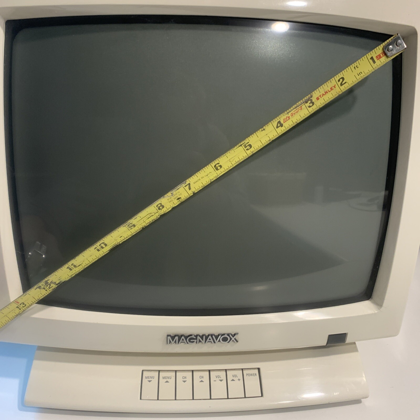 Retro Gaming Magnavox TV Television 13” Model PR1395 X121 White Tested ...