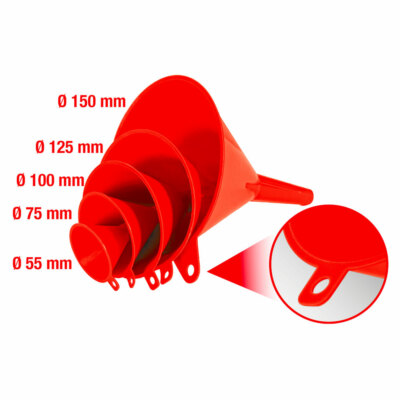 Funnel Set, 5 Pcs, Ø 55-150Mm - KS Tools | eBay