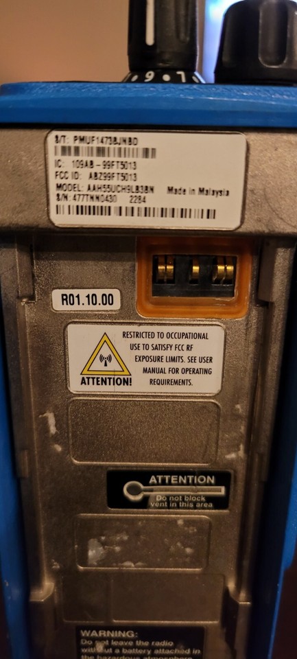 Motorola XRR 6580IS Model AAH55UCH9LB3BN - 800/900 Mhz - Radio ...