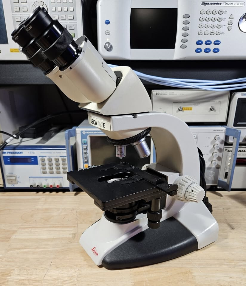Leica DME Binocular Clinical Microscope w/ 10x & 4x Hi Plan Objectives ...