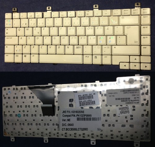 Danish Qwerty Keyboard for HP G3000 C300 407856-DH1 K031802B3NE | eBay