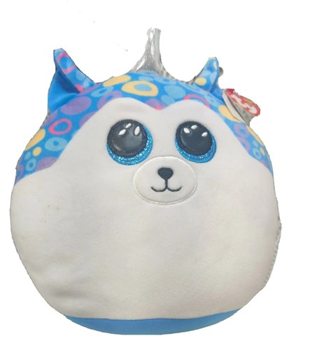 TY Squish-a-Boo 8” Helena Husky Dog Multicoloured Plush Toy | eBay