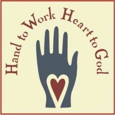 HAND TO WORK, HEART TO GOD SIGN - Shaker FOLK ART Mylar - The Artful ...
