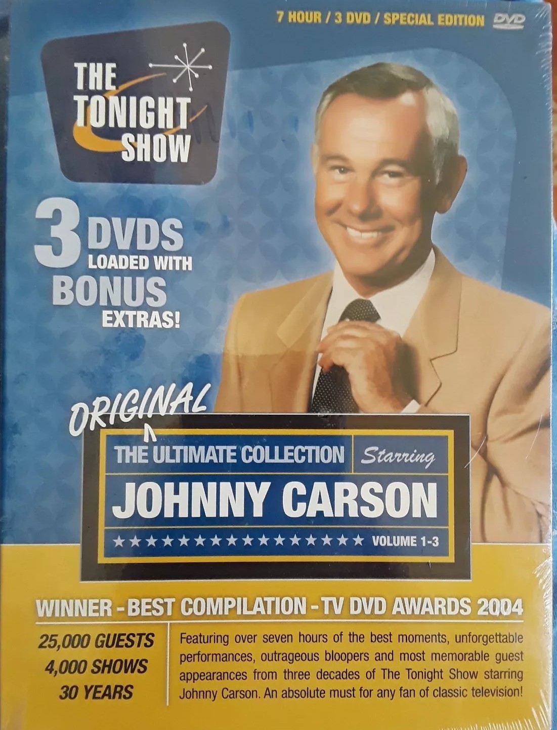 The Original Ultimate Collection Starring JOHNNY CARSON DVDs Vol. 1-3 ...