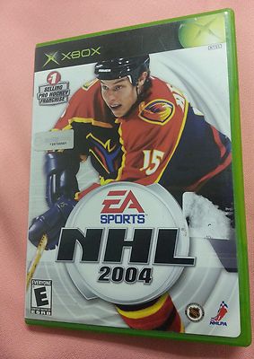 NHL 2004 game for Xbox , COVER CASE BOOKLRT & DISK INCLUDED 14633146455 ...