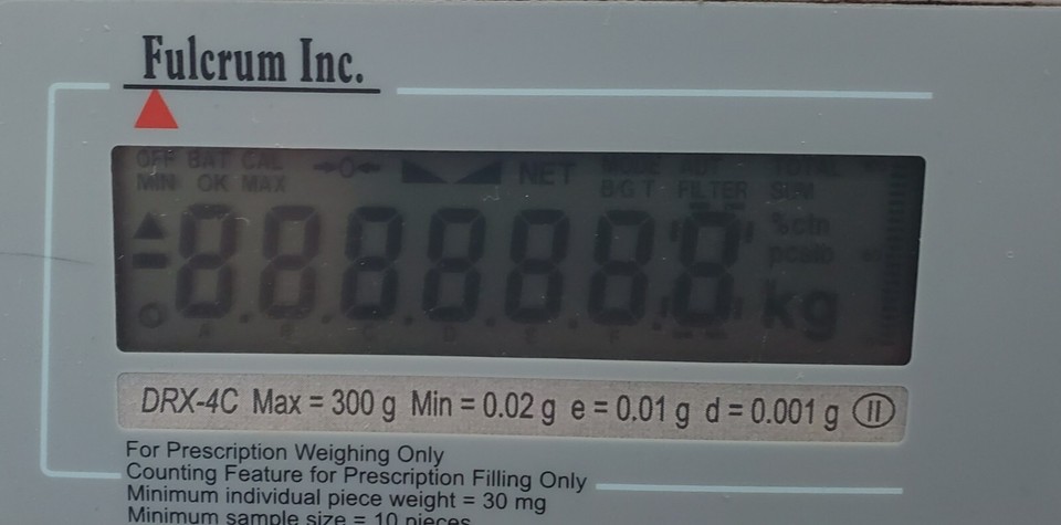 Fulcrum Torbal DRX-4C Scale Balance Max 300g Min 0.02g /w Cord | eBay