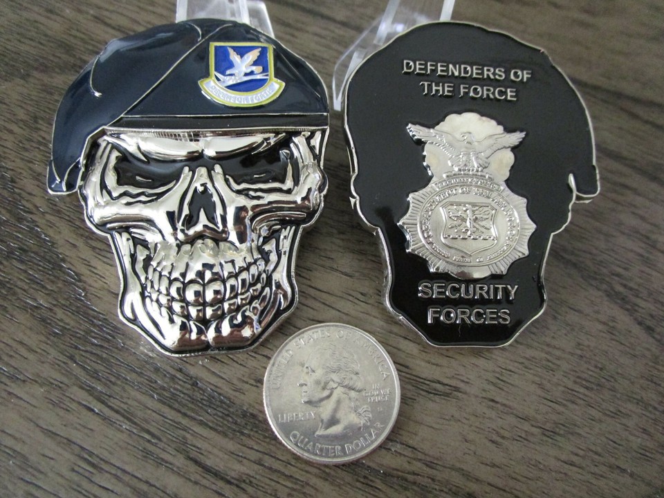 USAF Security Forces MP's SF Defenders of the Force Reapers Skull ...