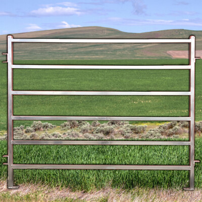 CATTLE YARD PANEL 6 SQUARE RAILS + DROP PINS (Available in Brisbane ...
