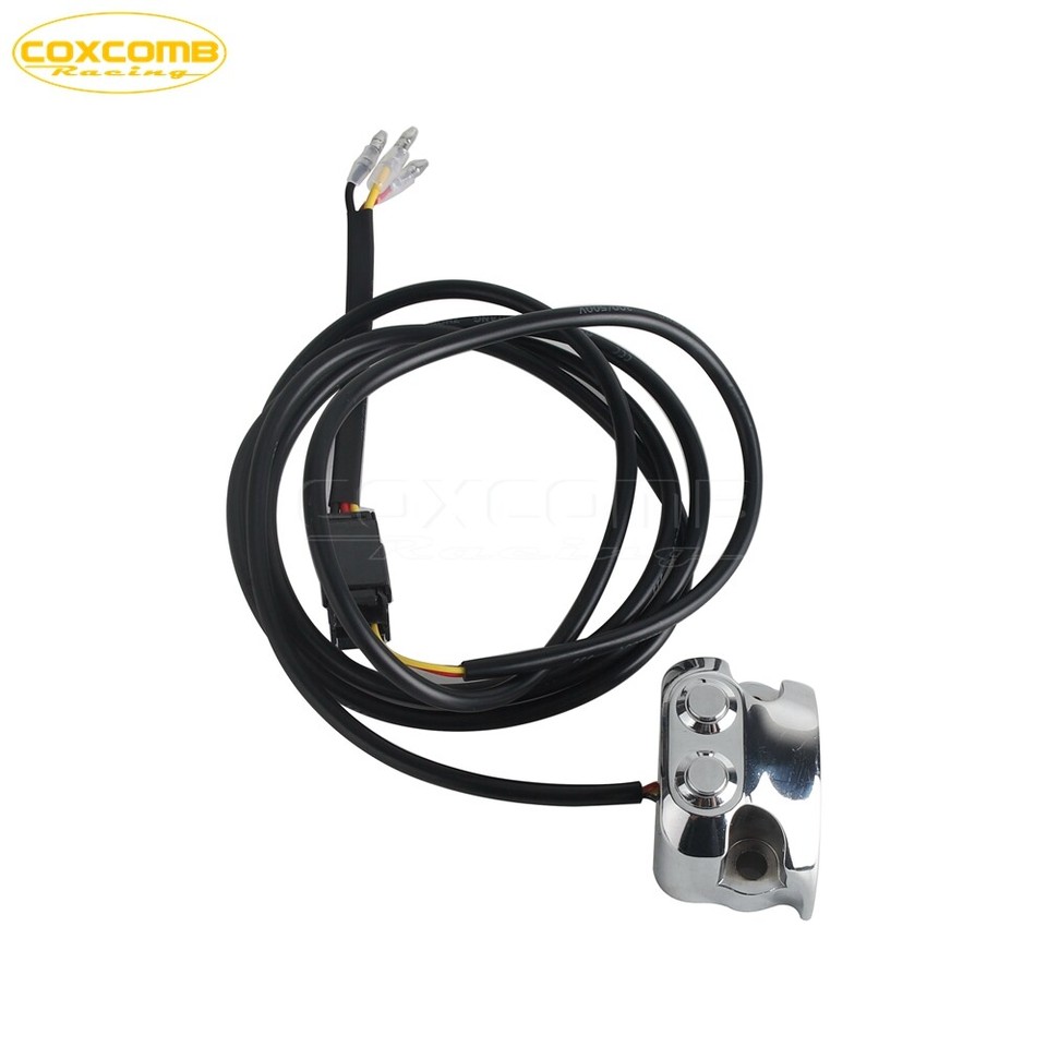 1'' Handlebar Switch Air Ride Suspension Control Kit Chrome For Harley ...