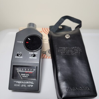 Sound & Audio Measurement - Realistic Sound Level Meter