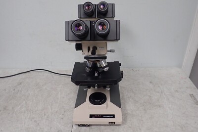 Olympus BH-2 BHT BHTU Binocular Microscope with Student Viewer, 3 ...